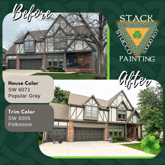 Renovation of House Painting Before/After by Stack Painting